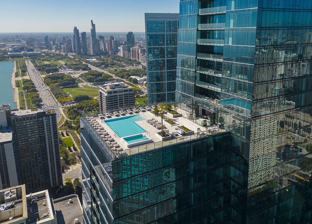 St. Regis Chicago From Above - St Regis Residences Chicago