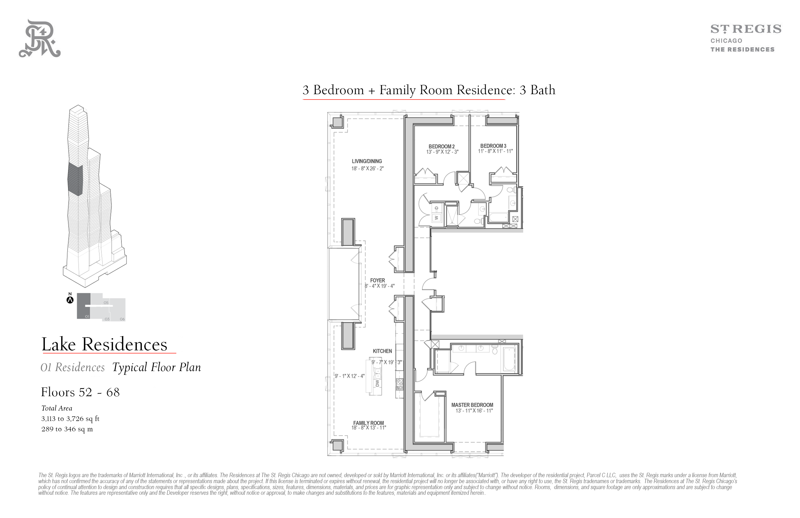 Luxury 3 Bedroom Condos | St. Regis Residences